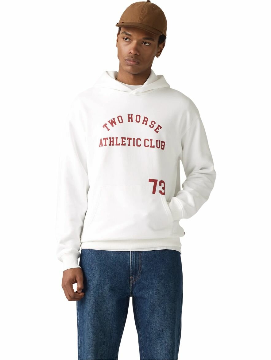 Худи Men Two Horse Cropped Hoodie