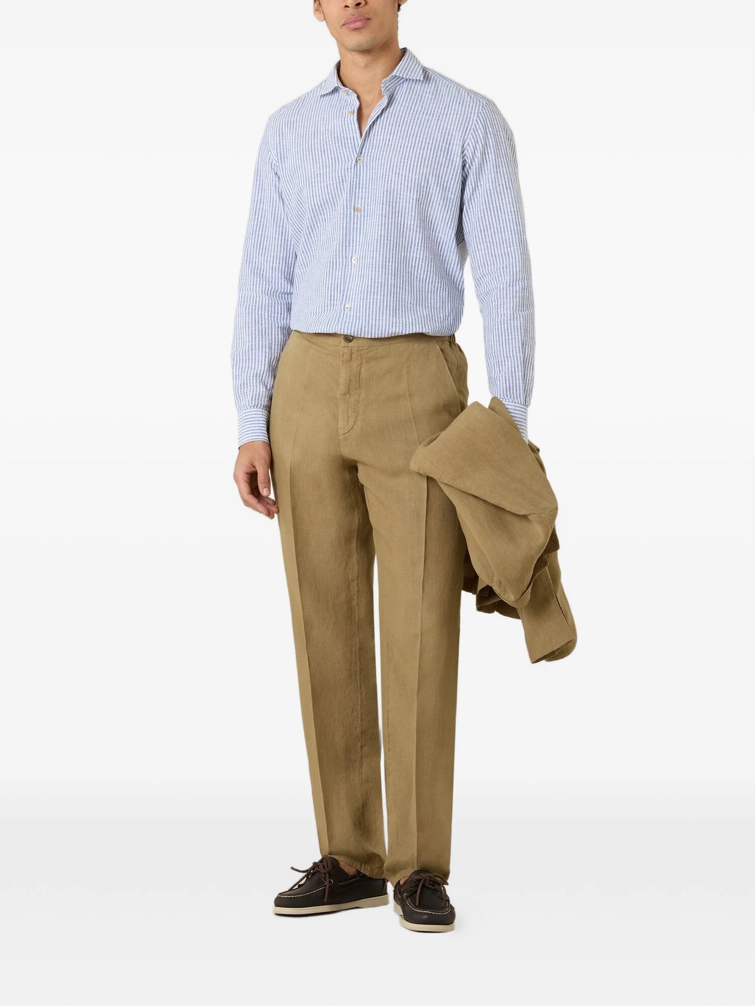 Брюки Boglioli Button-up trousers, размер 50, разноцветный — фото 1