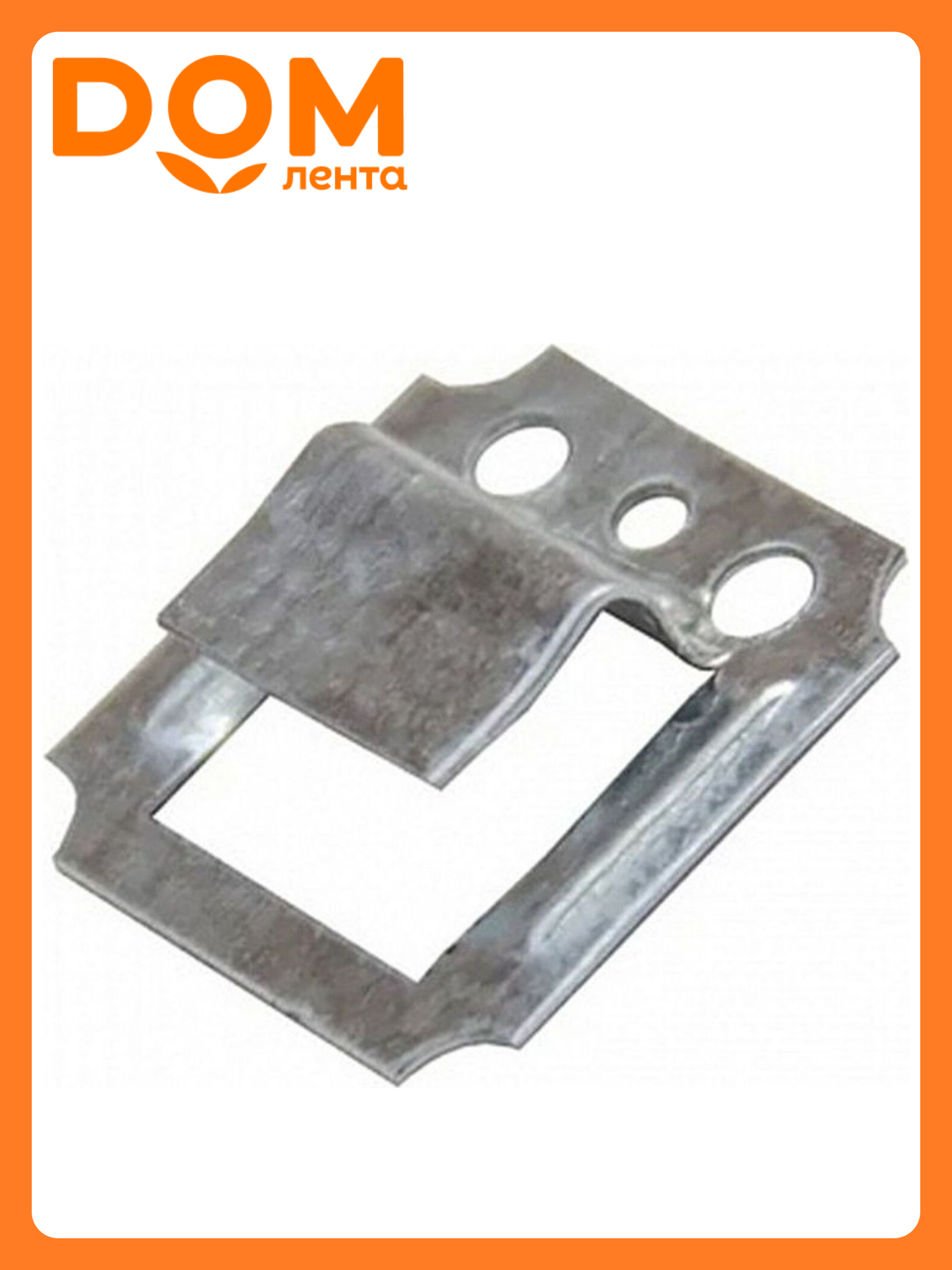 Кляймеры Tech-KREP, для вагонки и блок-хауса, оцинкованные, 160x90x2,5мм, 45шт