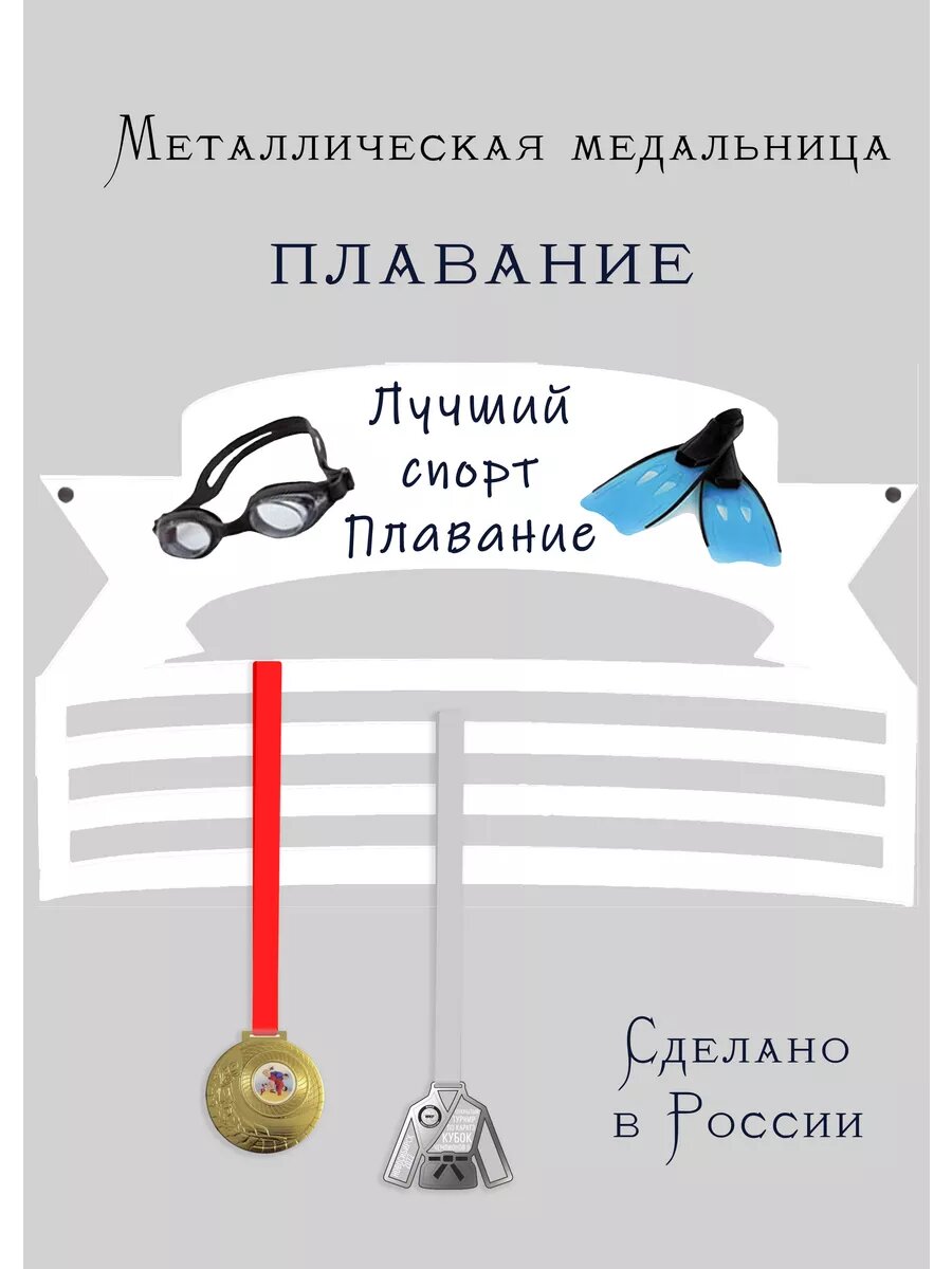 Медальница Плавание
