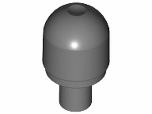 Деталь Lego 58176 Bar with Light Bulb Cover (Bionicle Barraki Eye)