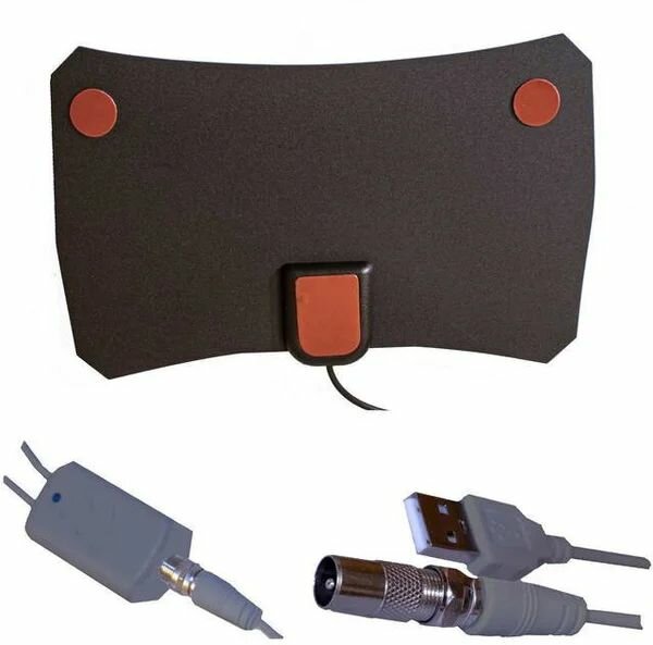 ТВ-антенна RH-HDTV021, разъем F папа, длина кабеля 4 м