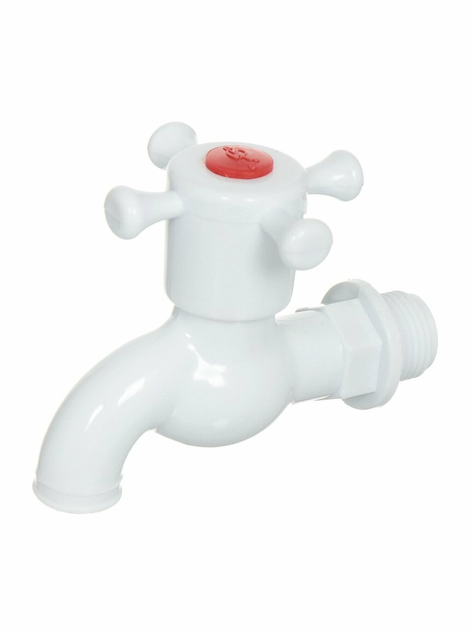 Кран водоразборный ComfortFactor 1/2 дюйма, пластиковый запорный механизм для систем водоснабжения, артикул 99418-10