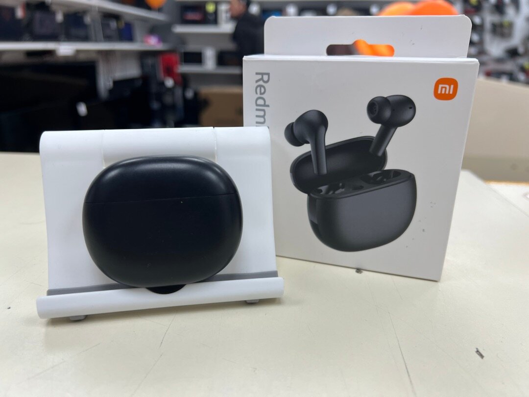 Наушники и гарнитуры Xiaomi Наушники беспроводные Xiaomi Redmi Buds 4 Active Чёрный, Б/У, Уценка