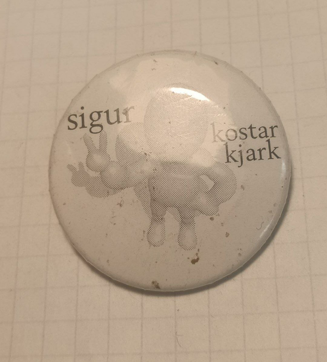 Значок "Sigur Kostar Kjark"