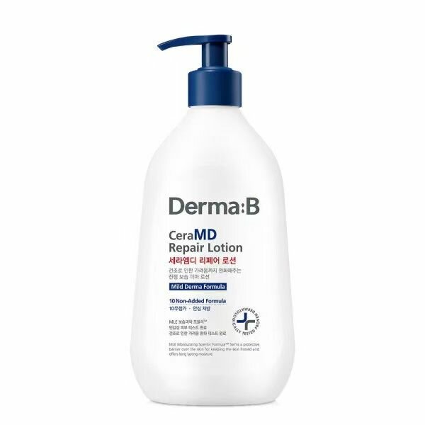 Derma: B Ламеллярный увлажняющий лосьон для тела против сухости, зуда и шелушений CeraMD Repair Lotion, 400 мл