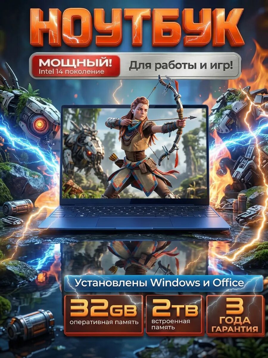 Ноутбук HiGH TECH R488 Intel H-Series RAM 32GB / SSD 2048GB