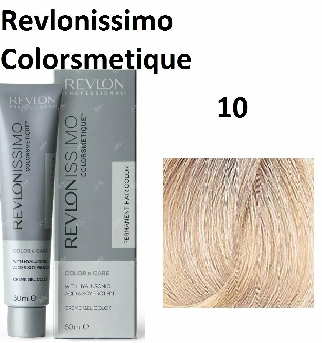Revlon 10 Revlonissimo Colorsmetique Краска для волос очень сильно светлый блонд 60 мл