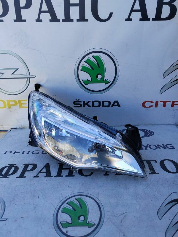 Фара правая хром Opel ASTRA J 2009-2015