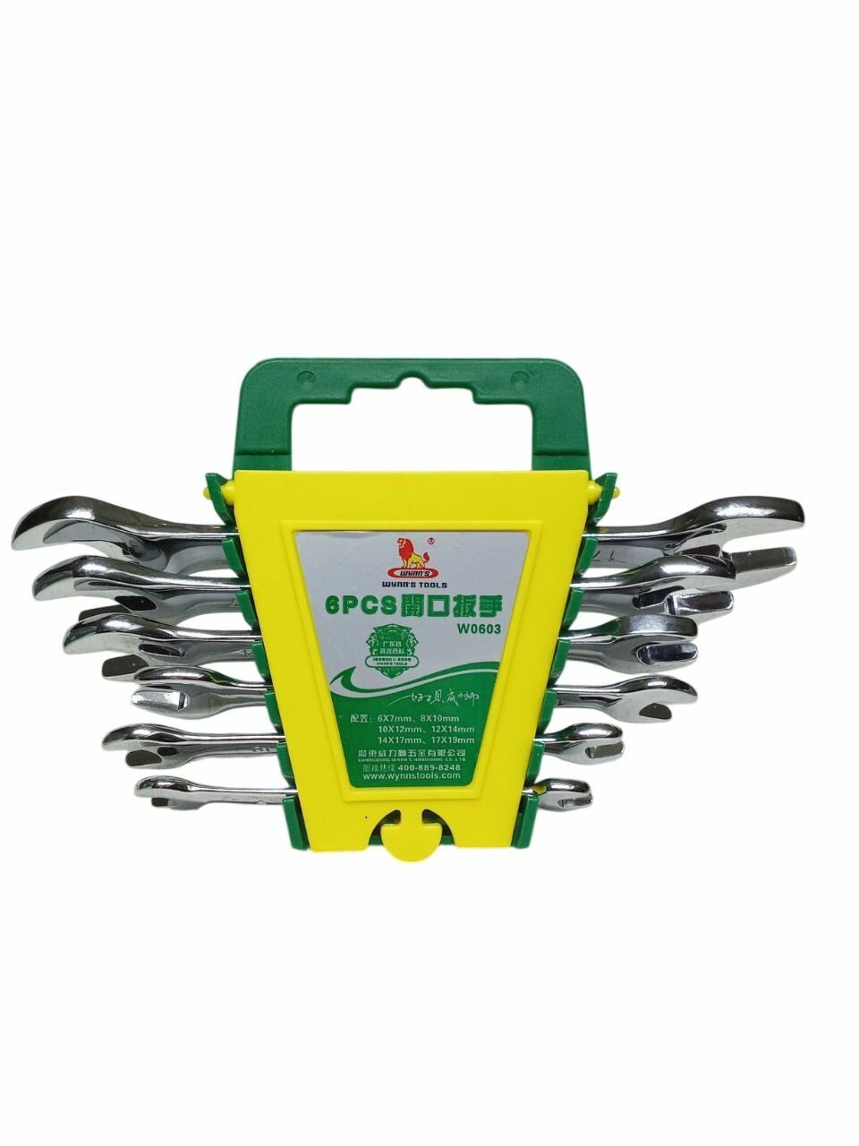 Набор рожковых ключей 6шт (6-19), CR-V W0603/Wynns Tools