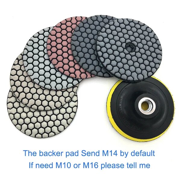 Риджилей полировальные накладки H3 6 шт. 4 дюйма, 1