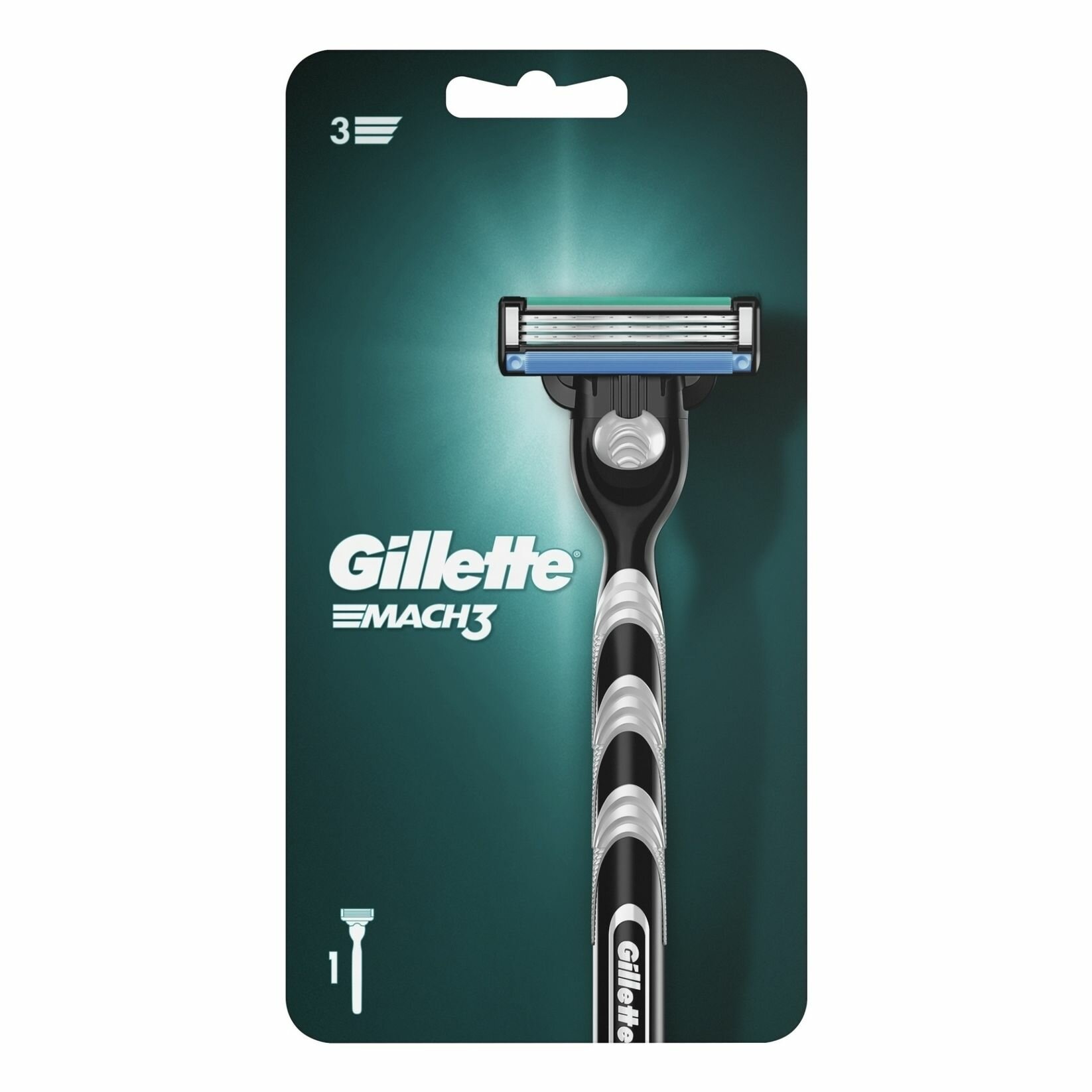 Бритвенный станок Gillette Mach3 3 лезвия со сменной кассет