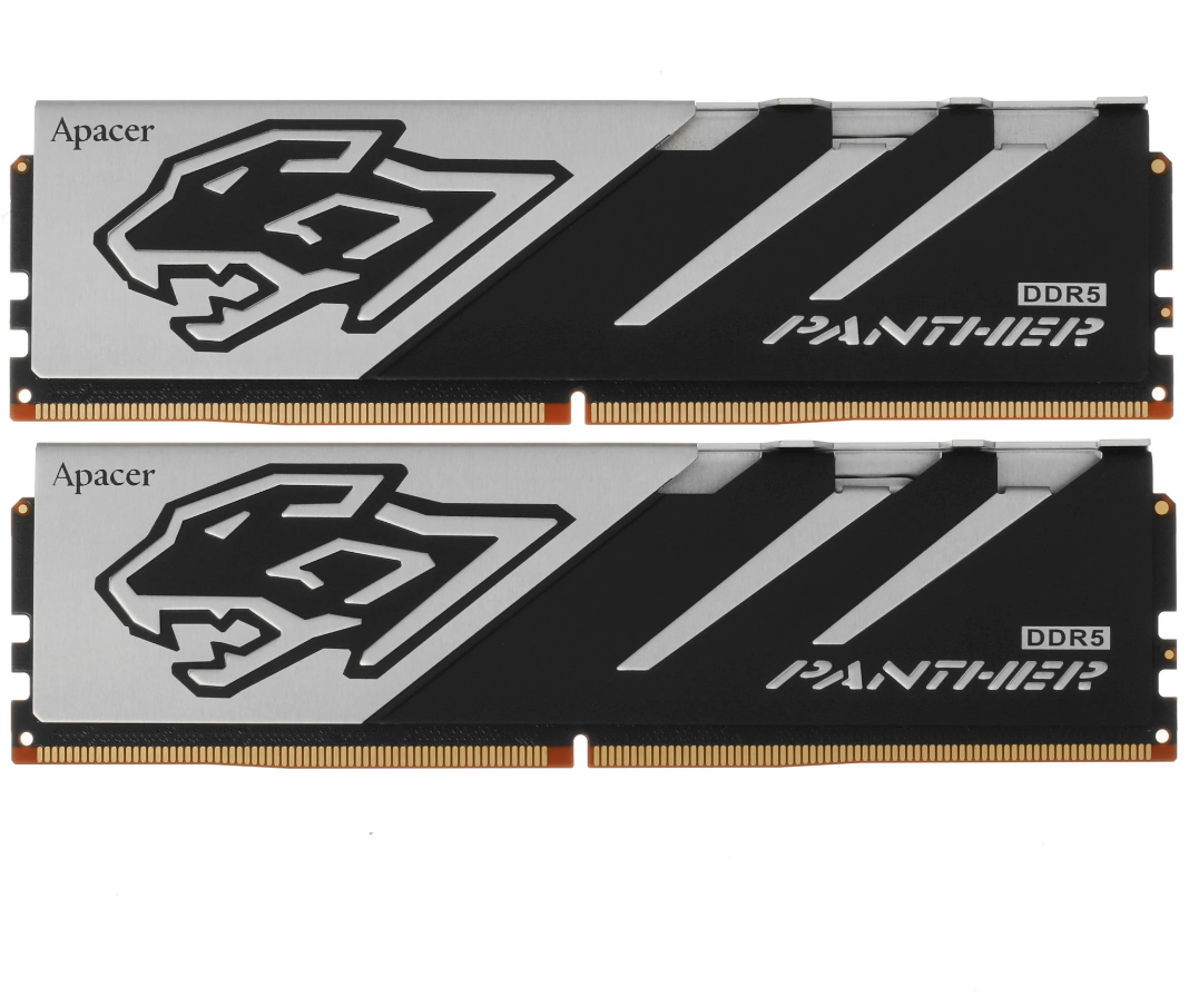 Оперативная память Apacer Panther AH5U32G52C5227BAA-2] DDR5 - 2x 16ГБ