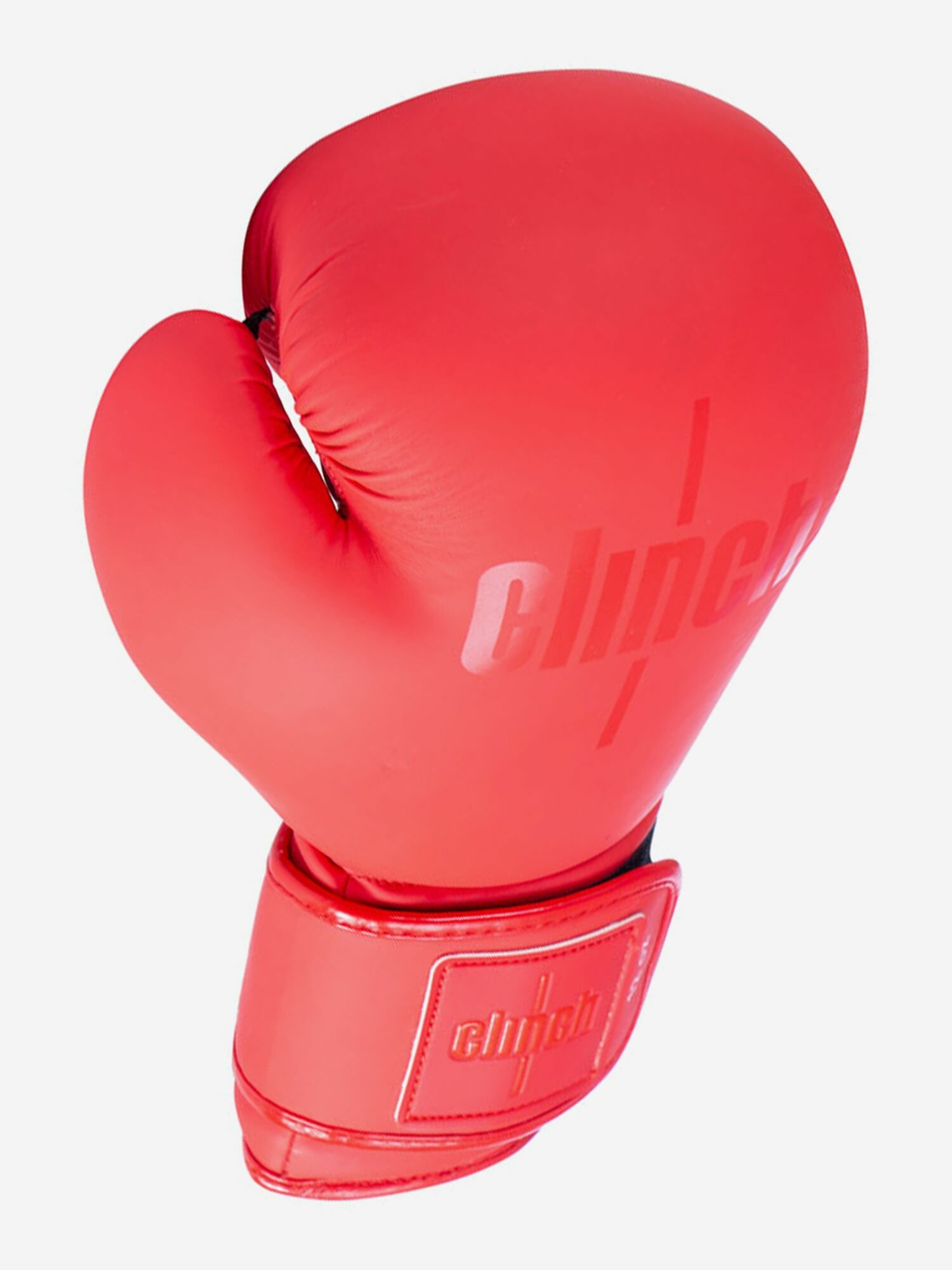 Перчатки боксерские Clinch Mist красные (вес 14 унций) полиуретан
