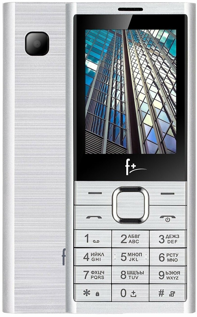 Смартфон F+ B241, SIM/microSD, 1 камера, Bluetooth 3.0, Li-Ion аккумулятор 2500 мАч