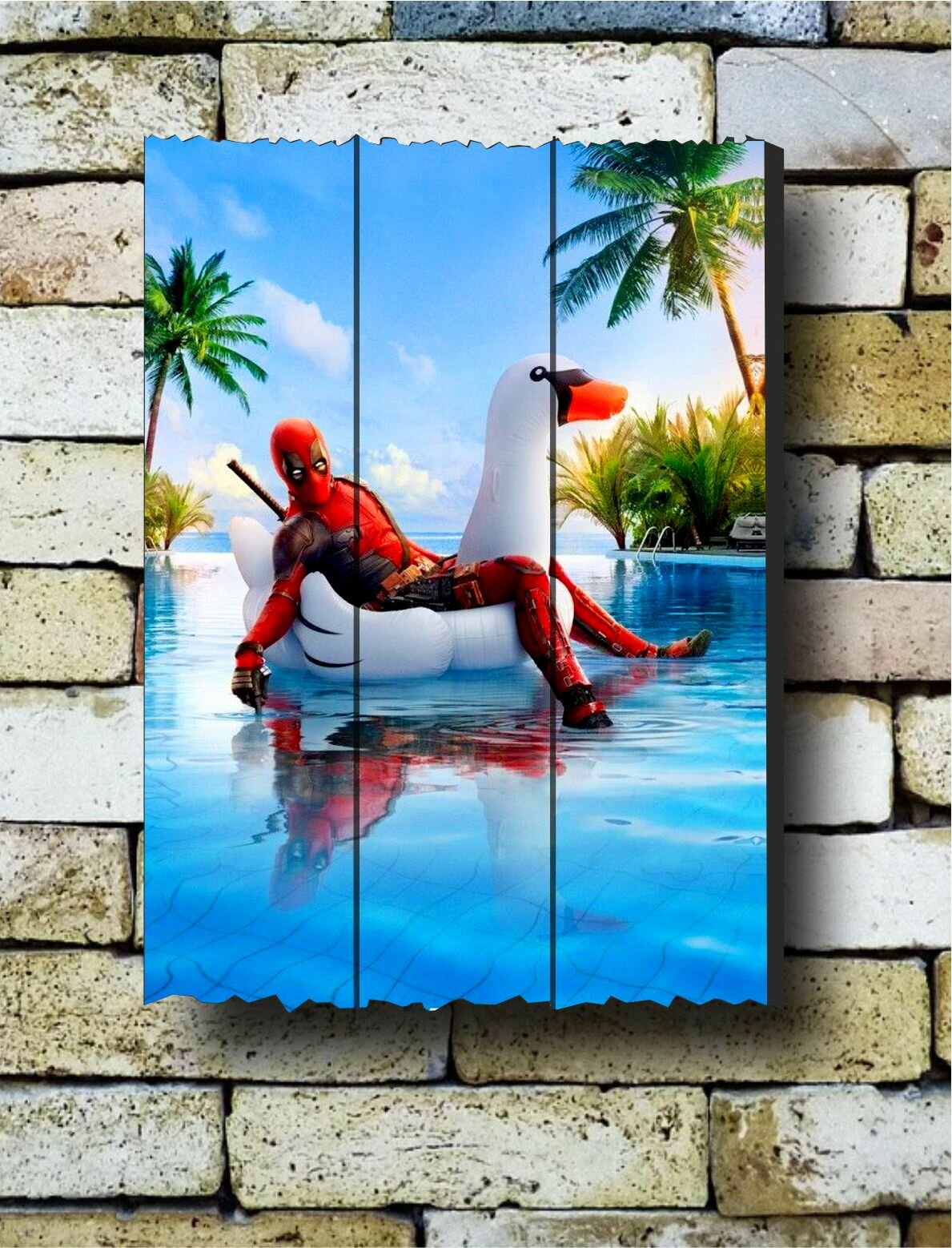 Картина на досках Дэдпул 9 deadpool