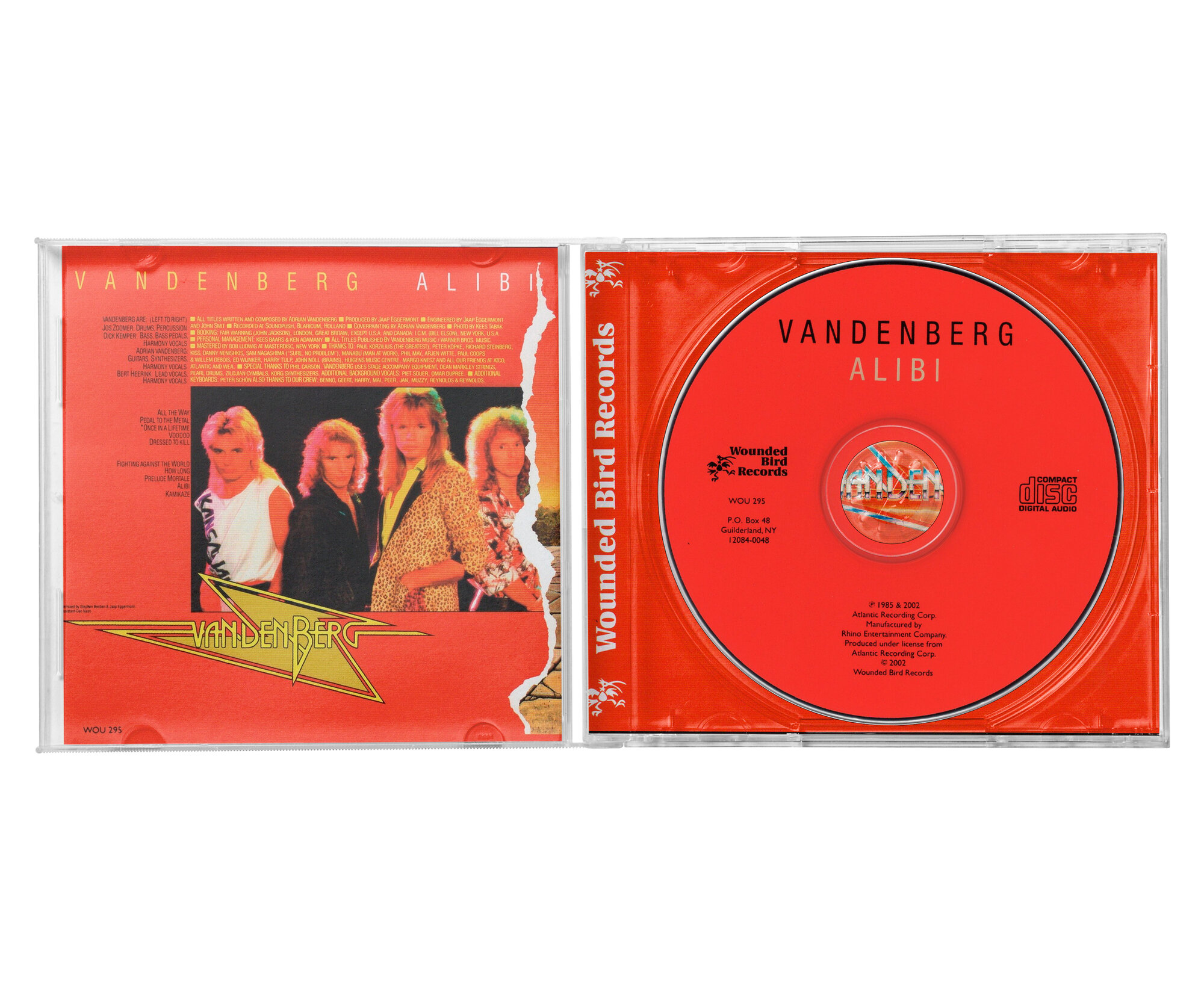 Vandenberg - Alibi, 1985, 6-page, CD-Аудио — фото 1