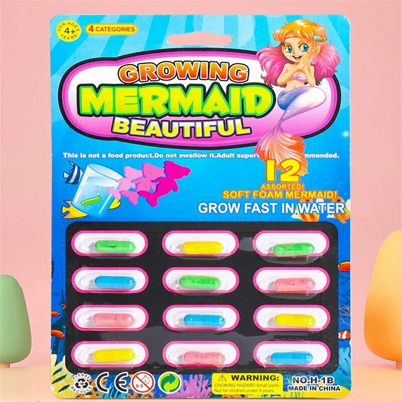 Капсулы с пузырьками MEADE для ванной с животными 1 Pcs Mermaid