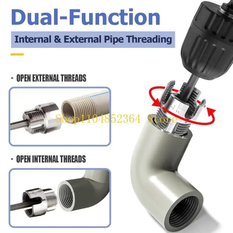 Набор для нарезки резьбы на трубах BSIDE Pipes Threading — фото 1