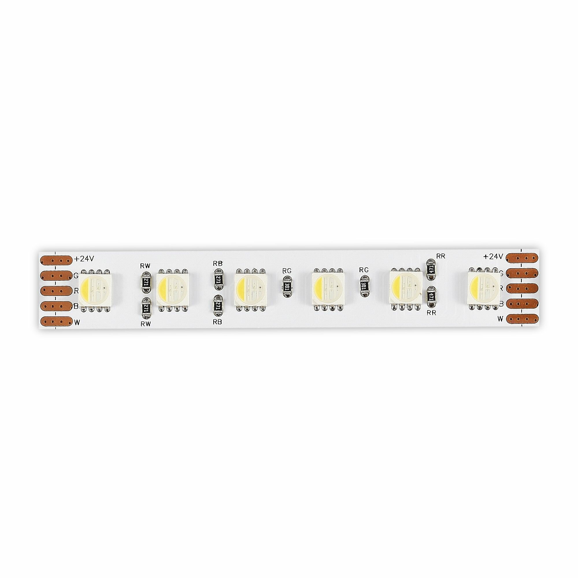 ST5005.318.20RGBW Светодиодная лента 18Вт/м (сум.) 3000К 1500Lm (для бел.) Ra90 IP20 L5000xW12 24В (5 метров)