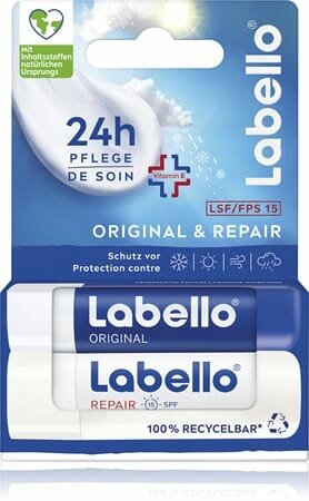 Бальзам для губ Labello Original & Repair, прозрачный, 2 4,8 г