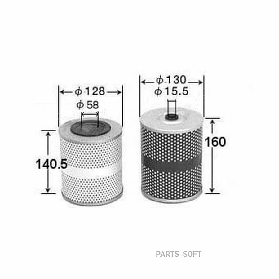 Фильтр масляный VIC O360 6D40T,6M70T,8DC9,8DC11,8M21,8M22T '00-'05