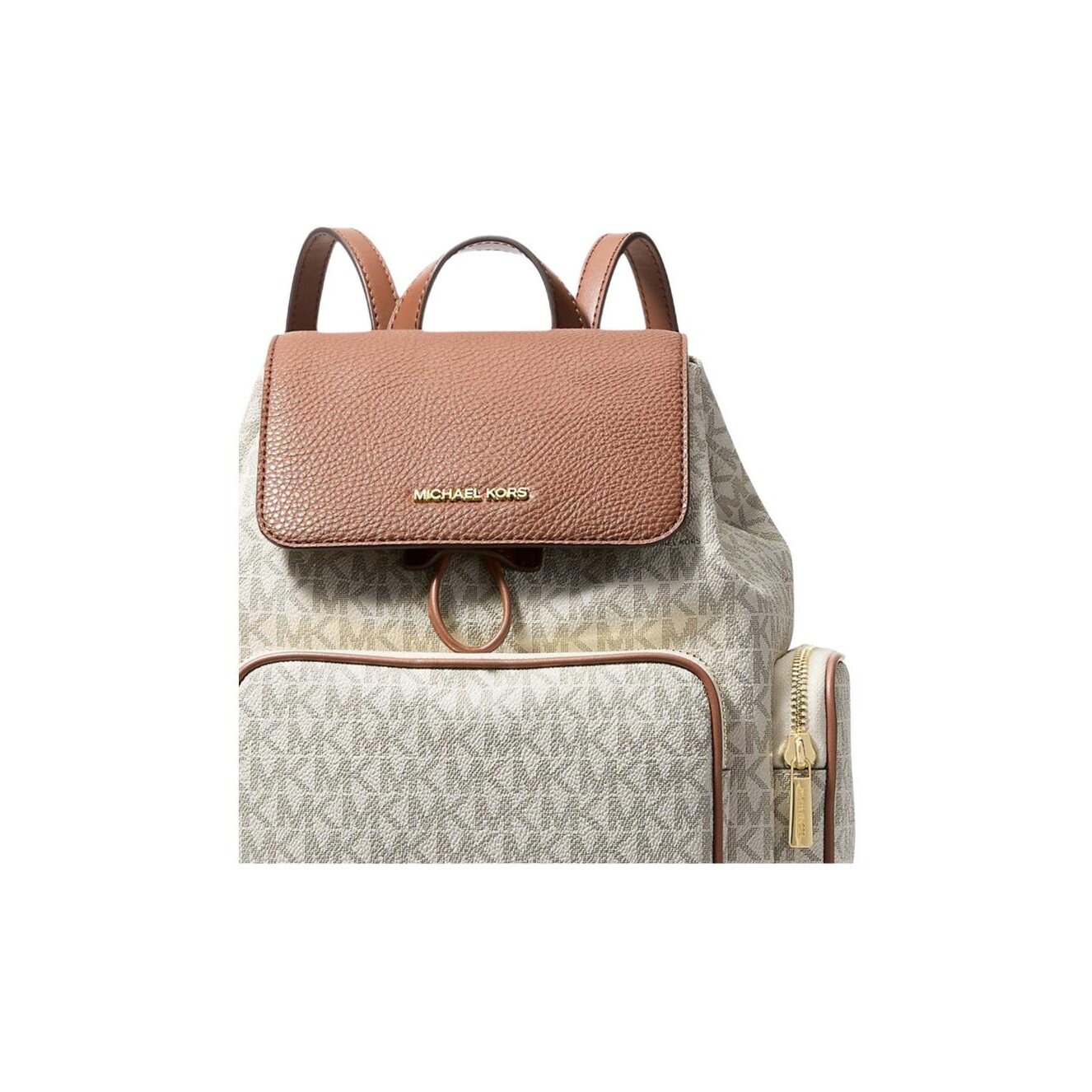 Сумка MICHAEL KORS, фактура стеганая, белый, — фото 1