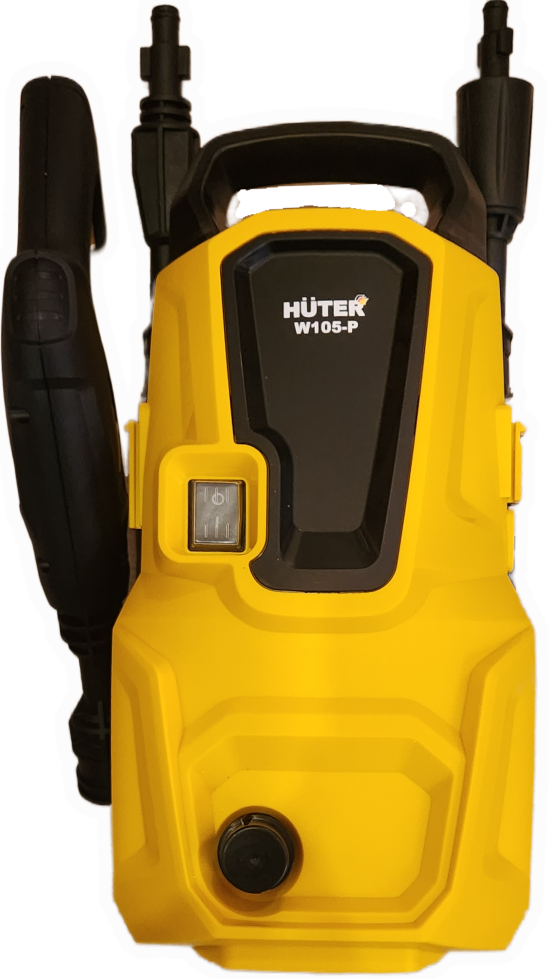 Мойка высокого давления HUTER W105-Р, 1400 Вт, 105 Бар, 342 л/ч, шланг – 5 м, подача воды: водопровод/емкость