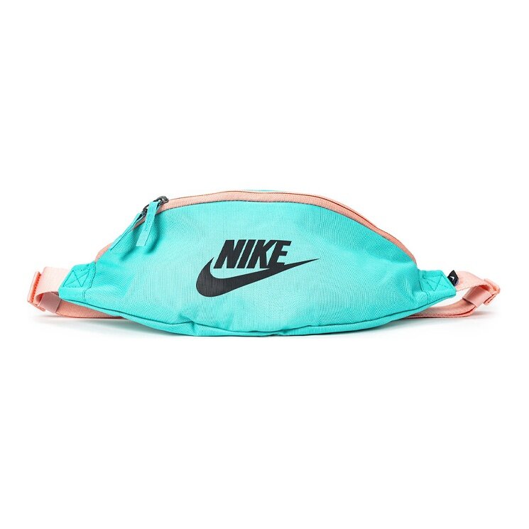 Сумка NIKE, фактура матовая, зеленый/розовый — фото 1