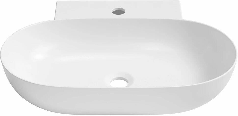 Раковина-чаша Lavinia Boho Bathroom Sink 33311099 58x40 см, накладная, подвесная, белый