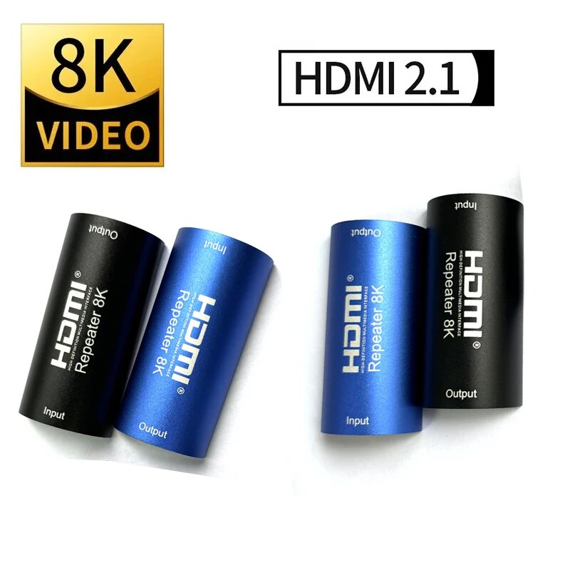 RULLZ HDMI 8K повторитель сигнала, 30 метров, Grey
