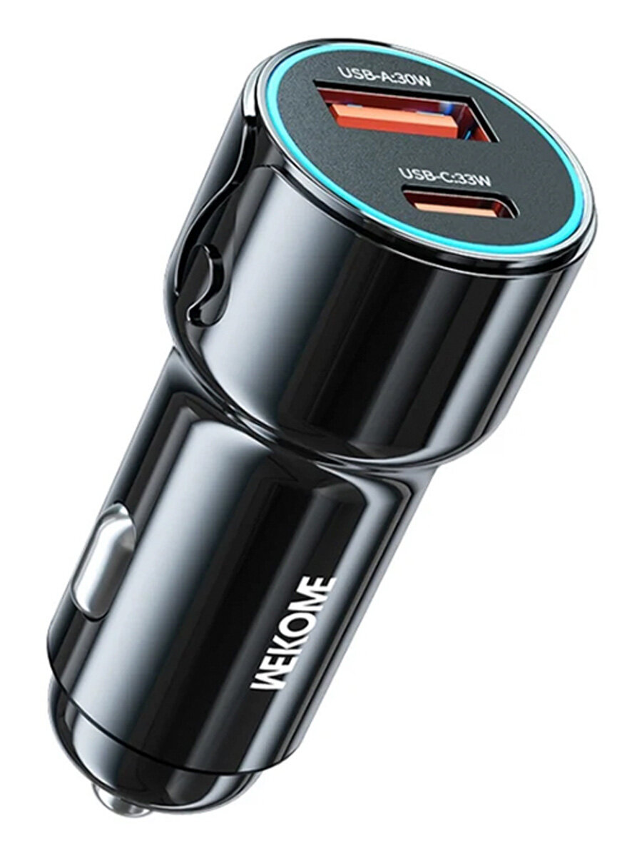 Автомобильное зарядное устройство Wekome Pop Digital Series A+C 63W Fast Car Charger (WP-C49) Tarnish