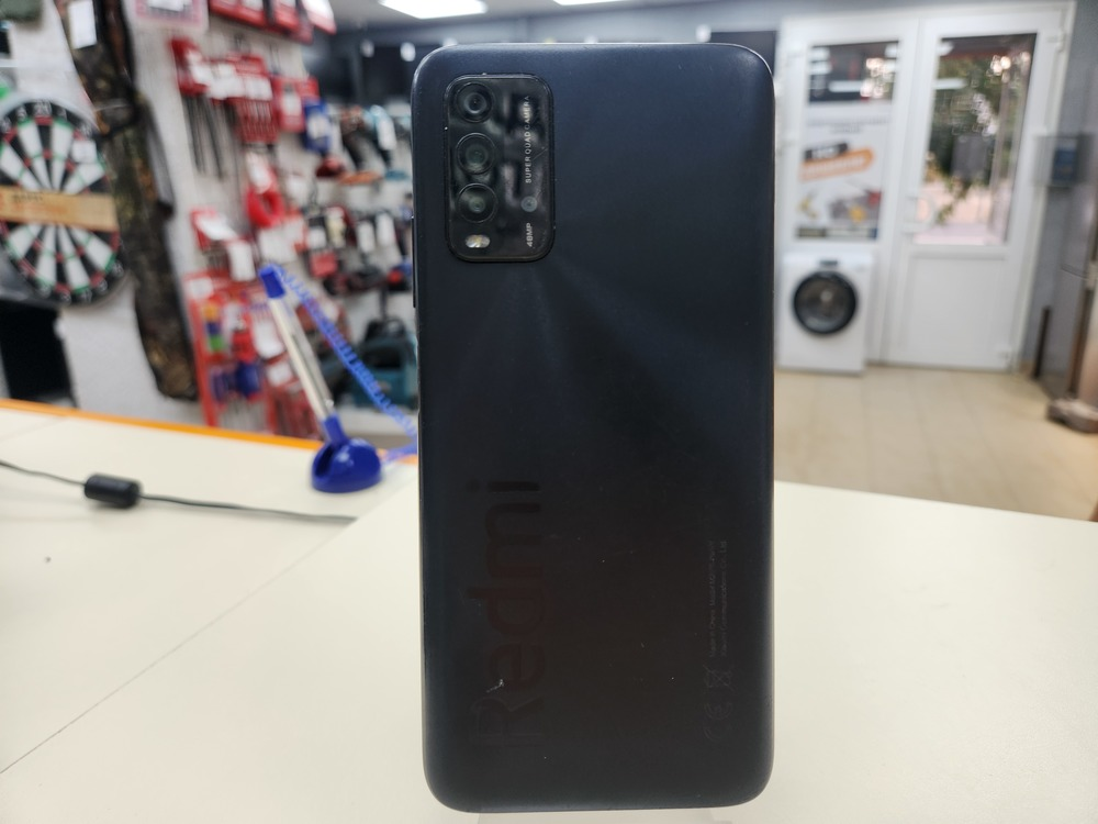 Смартфон Xiaomi Redmi 9T Global, 4ГБ/64ГБ, Dual SIM, IPS, чёрный, б/у, уценка