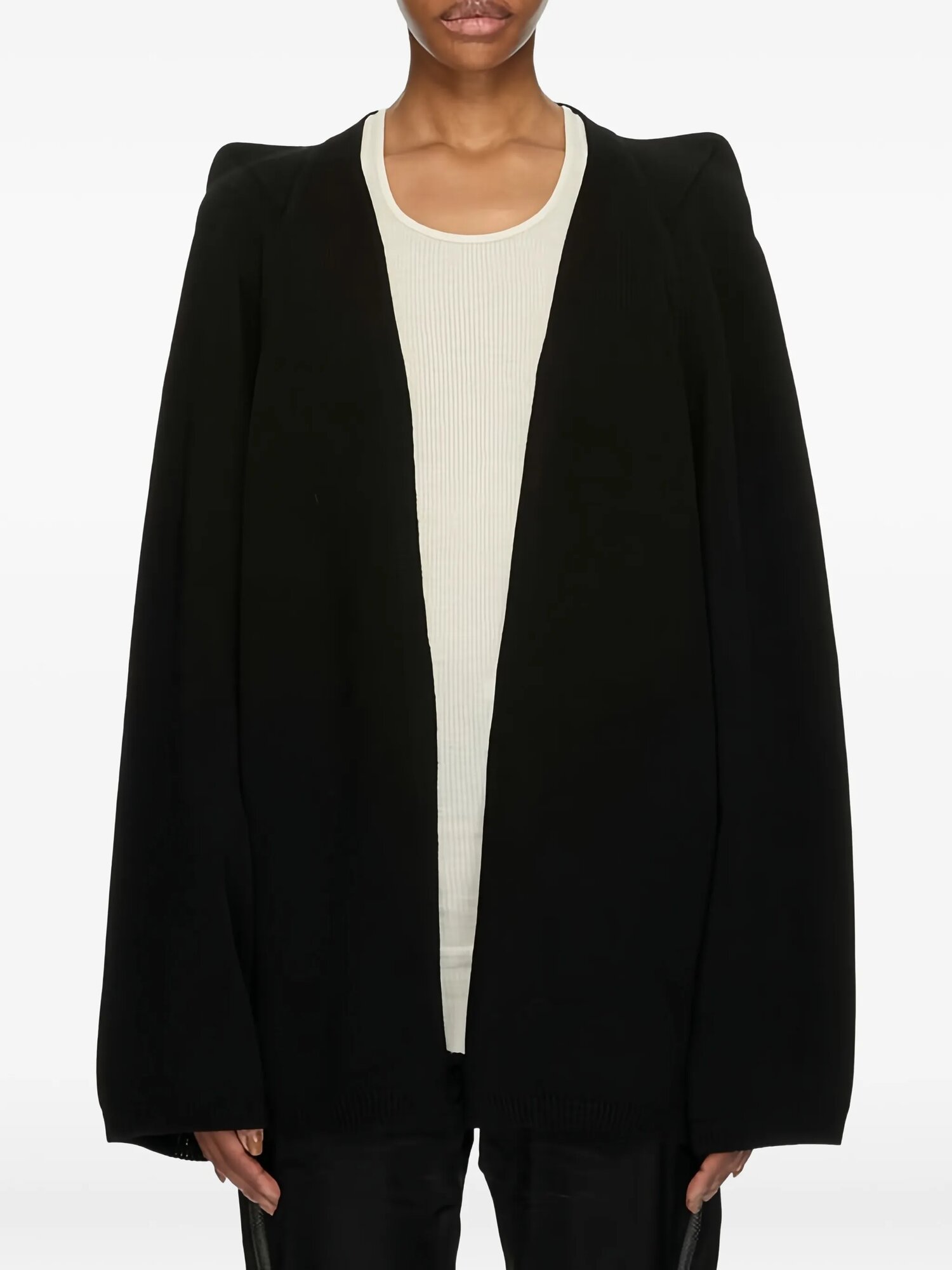 Кардиган Structured-shoulder knitted cardigan