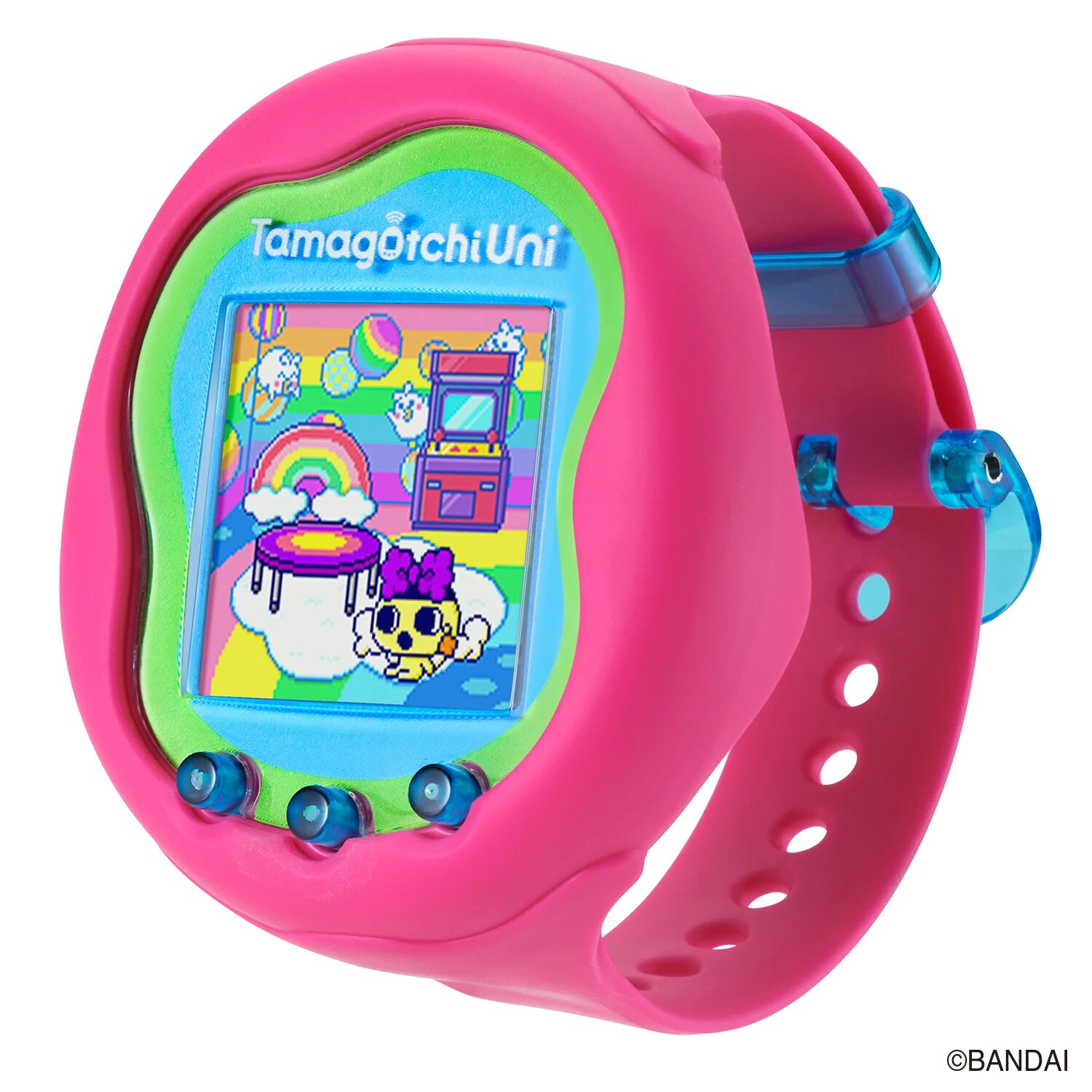 Tamagotchi Uni Розовый, питомец Pix, Bandai