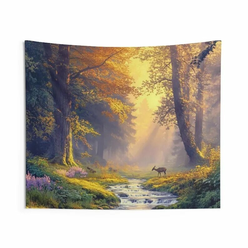 BeLOC Гобелен "Таинственный лесной рай" 180x230 см
