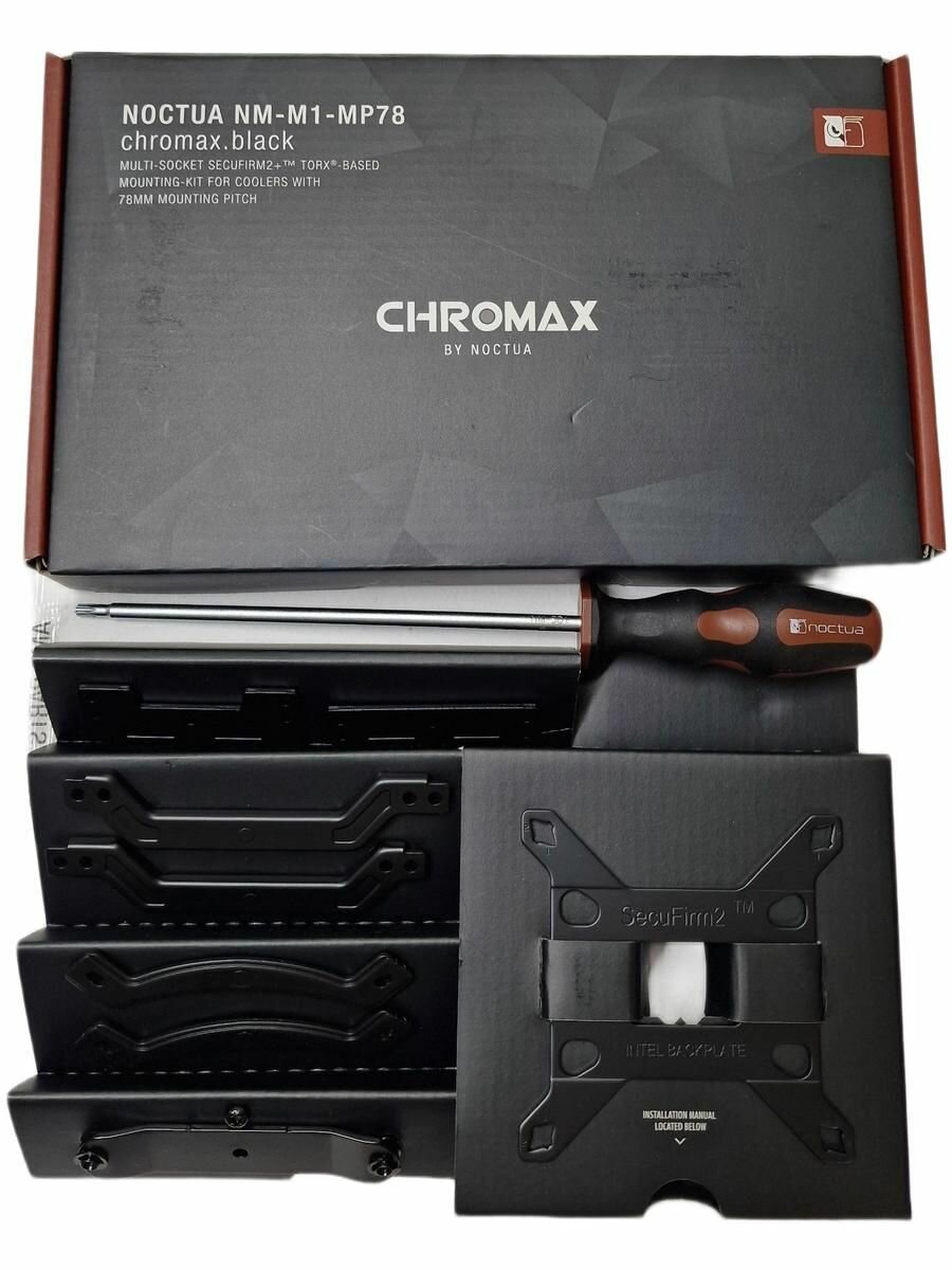 Крепежный комплектNoctua NM-M1-MP78 chromax.black с отверткой