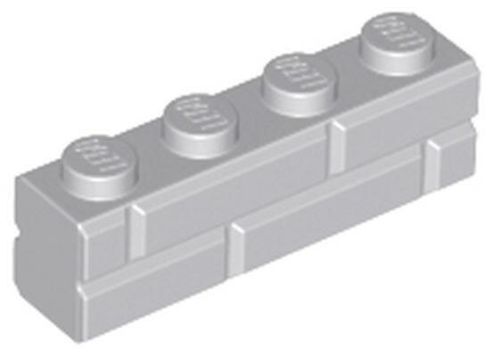 Деталь Lego 15533 Brick, Modified 1 x 4 with Masonry Profile
