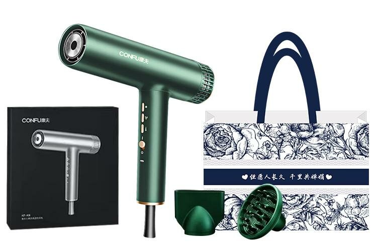 Фен унисекс CONFU 13427017, KF-K9 Onyx Green Valentine's Day limited edition