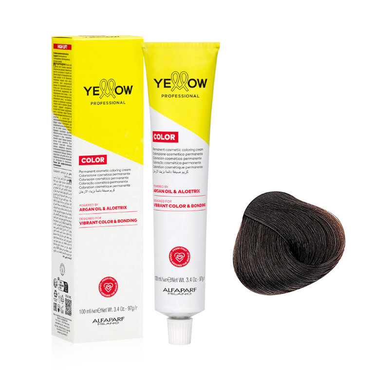 YELLOW PROFESSIONAL Ye Color Permanent Coloring Cream Краска Италия 100 мл
