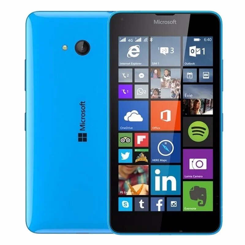 Microsoft Lumia 535 Смартфон 1/128 ГБ, голубой цвет, 4G, micro-SIM, Android, пластиковый корпус