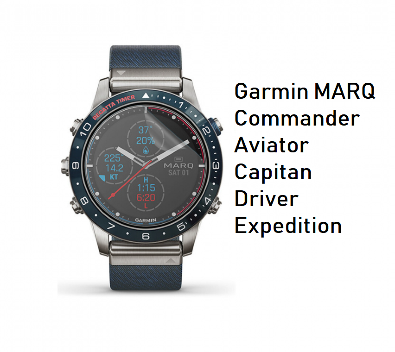 Защитная пленка MyPads Tape для умных часов Garmin MARQ с глянцевой поверхностью