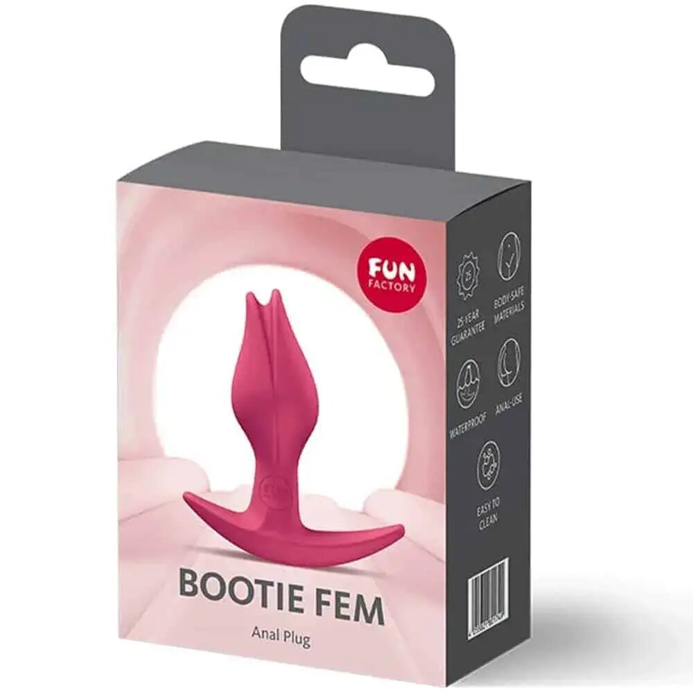 Анальная пробка Fun Factory Bootie Fem, силикон, водонепроницаемая, IPX7