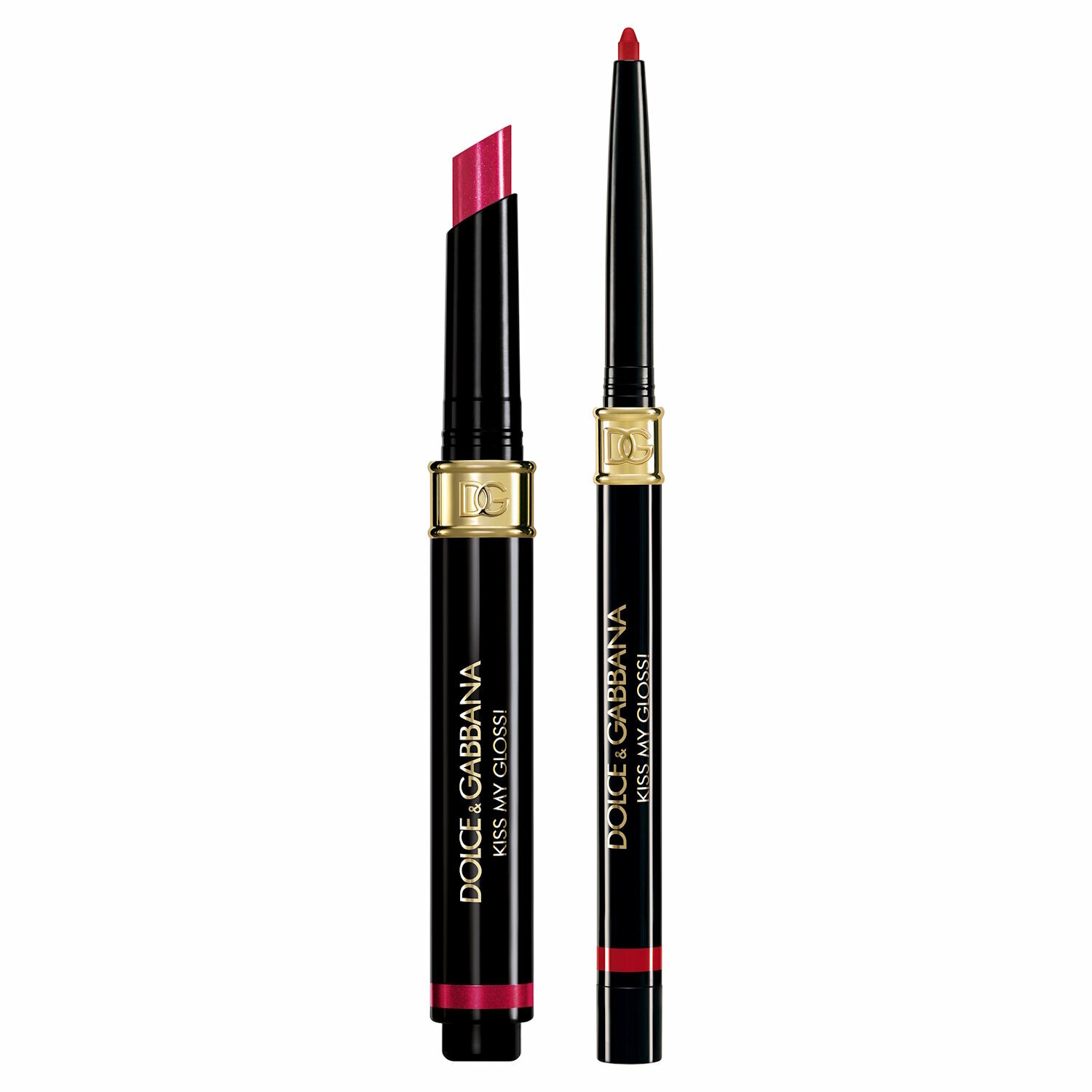 DOLCE&GABBANA KISS MY GLOSS! Дуэт средств для губ 4D: блеск для губ в стике и карандаш для губ 05 Pout