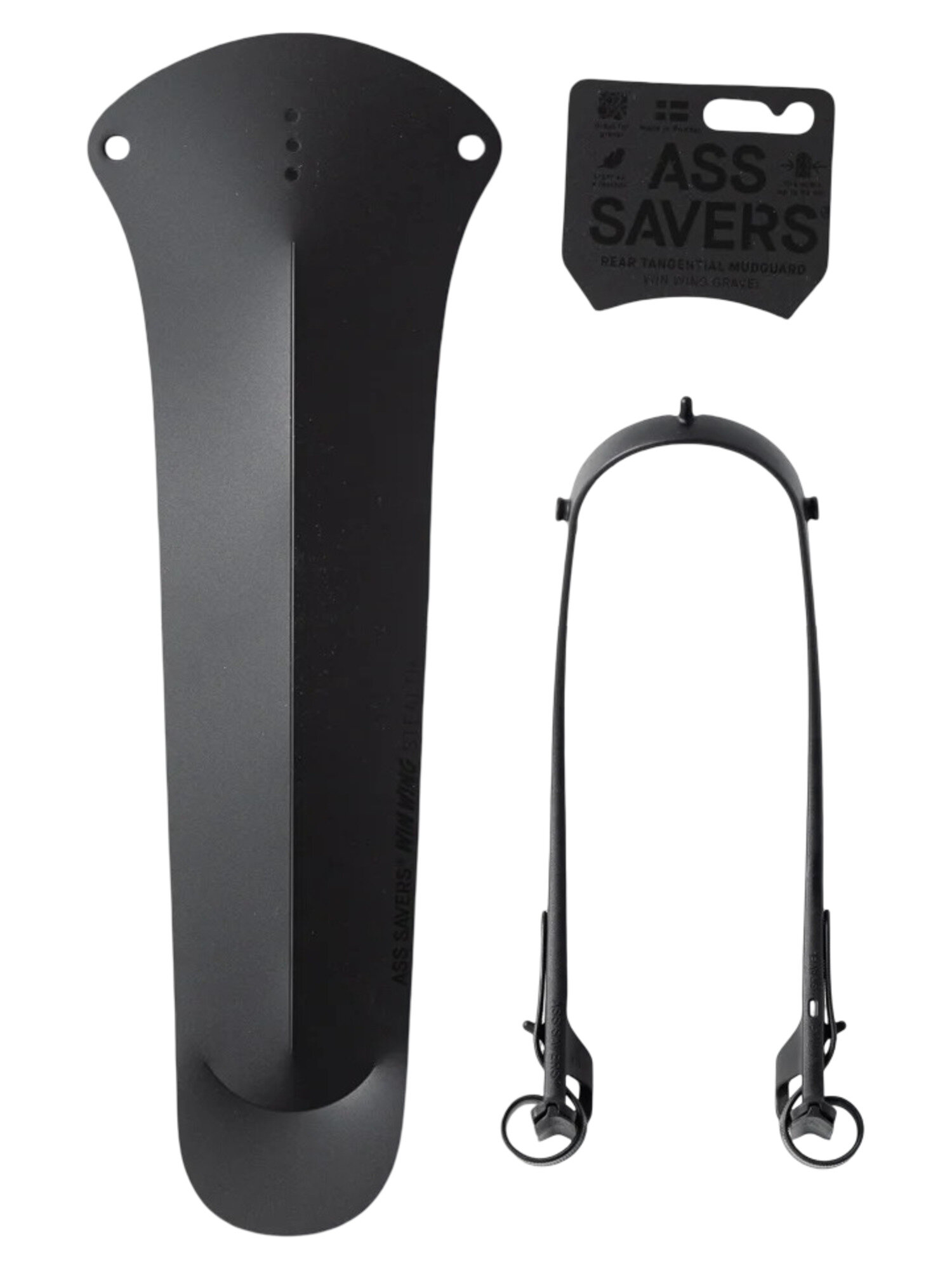 Крыло заднее Ass Savers Win Wing Gravel 2 Stealth