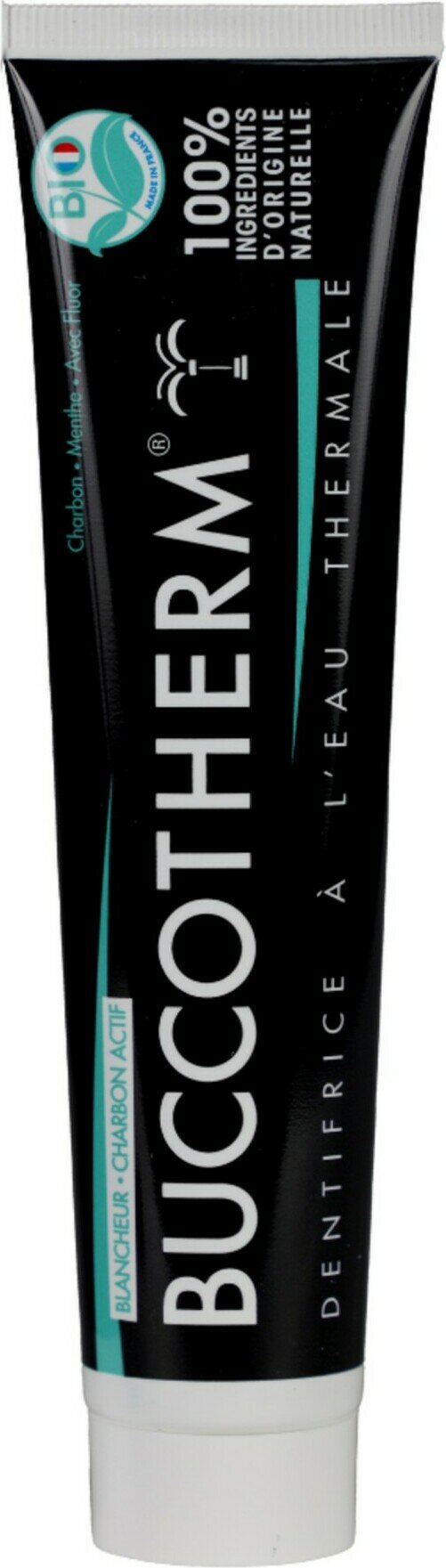 BUCCOTHERM Зубная паста с углем и термальной водой Toothpaste Charcoal 30ml