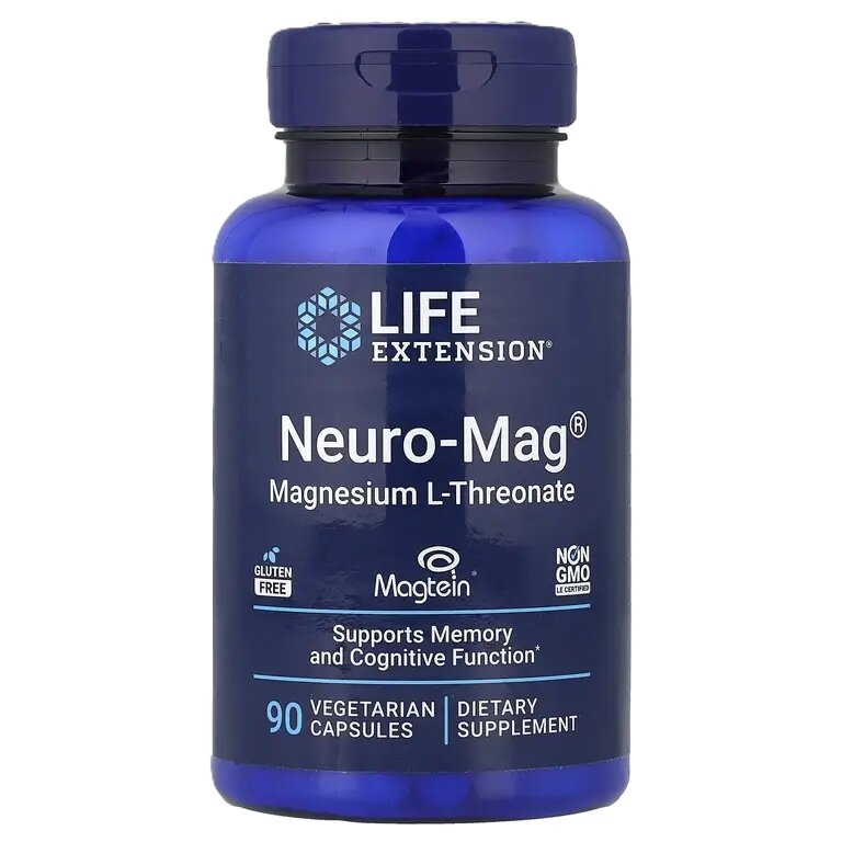 Life Extension Нейро-Маг капсулы по 1000 мг 90 шт