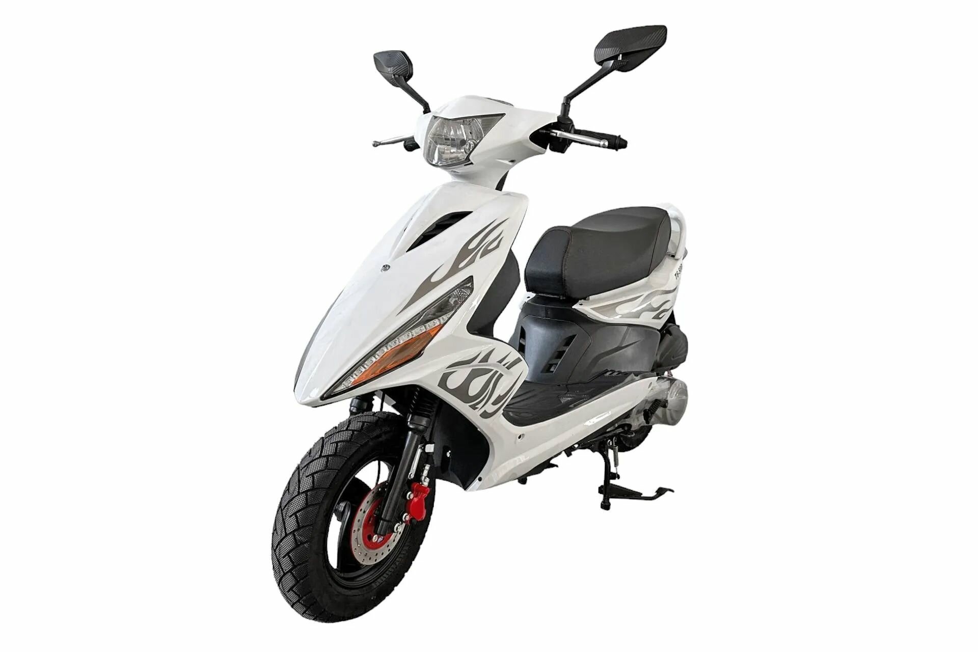 Скутер Corsa 49сс белый (150)(10,8л. с, колеса 10", тормоза: диск. перед/бараб зад.)