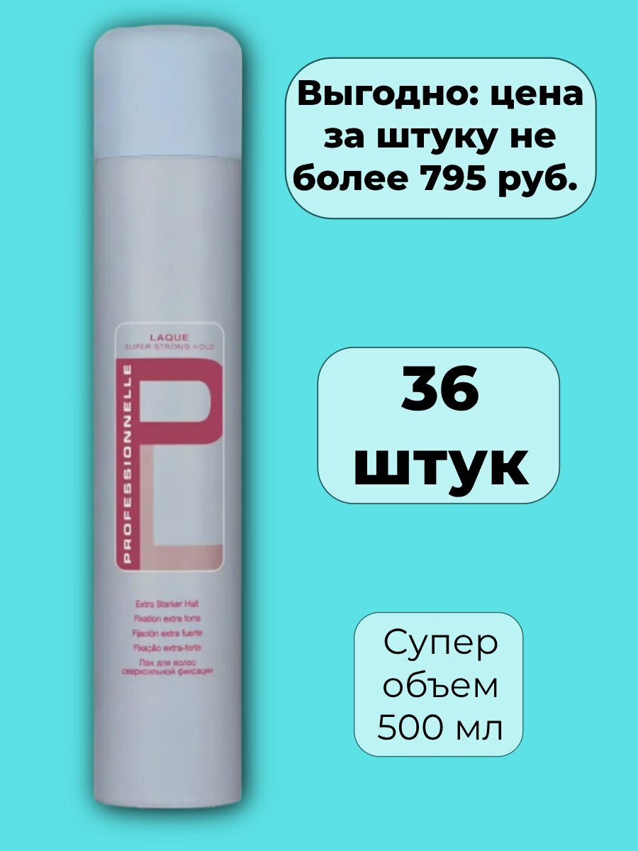Оптом 36 шт. Лак для волос Schwarzkopf Laque super strong hold 500 мл