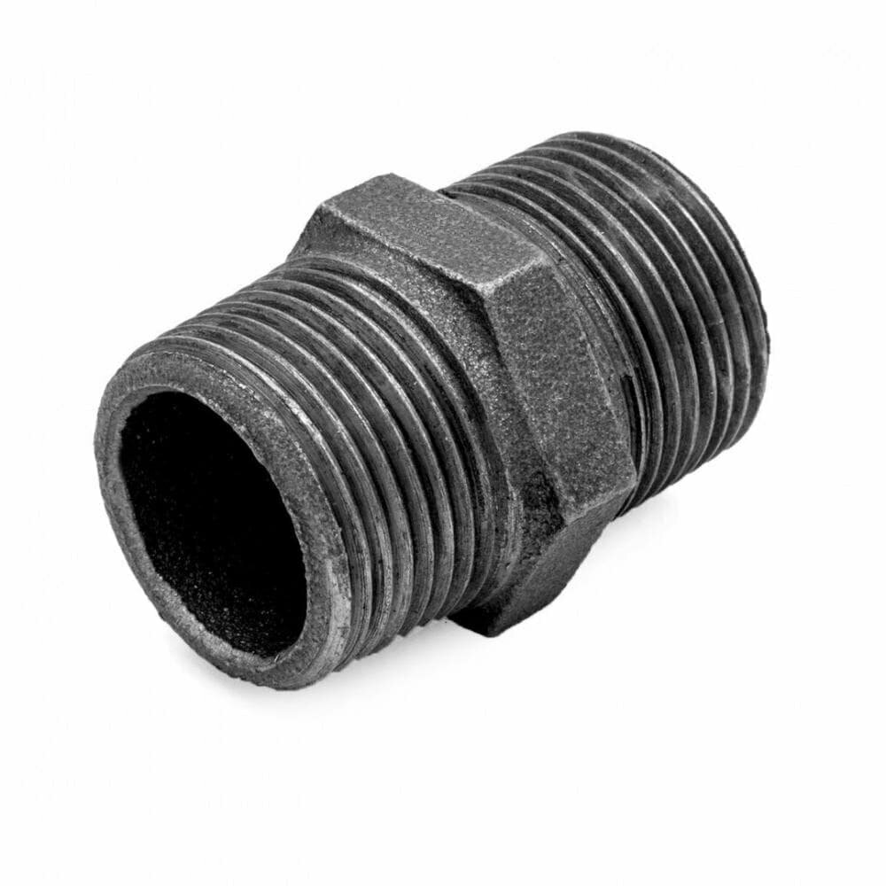 Ниппель прямой чугун Ду 15 (1/2") НР